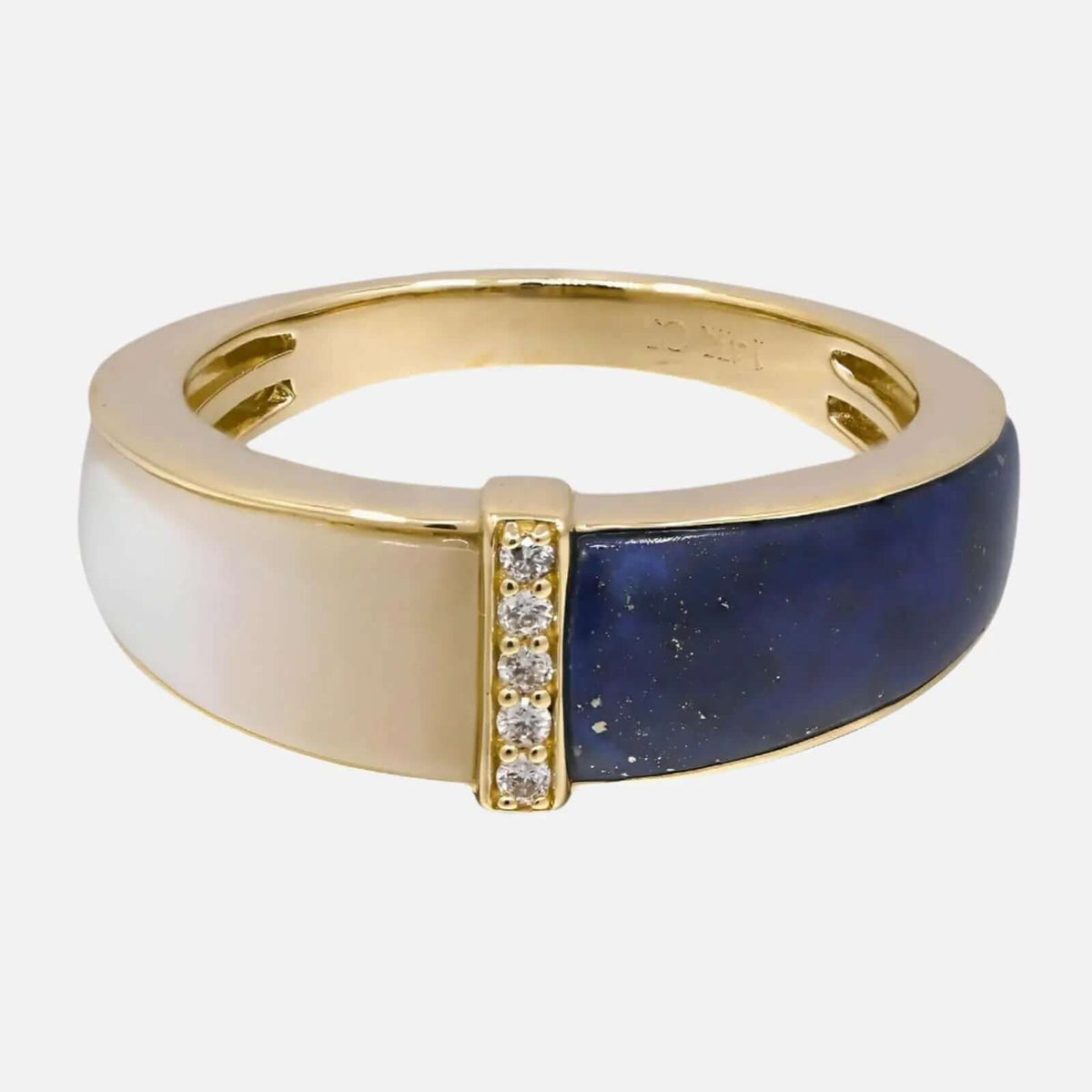 Effortlessly Lapis Band Ring – Koru Jewelers